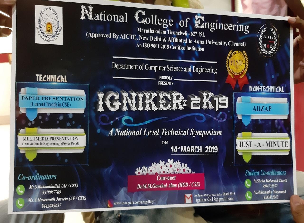 Computer Science and Engineering | Nellai College of Engineering